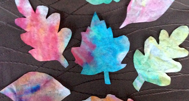 Coffee Filter Leaves Colors of Fall - Activities For Kids