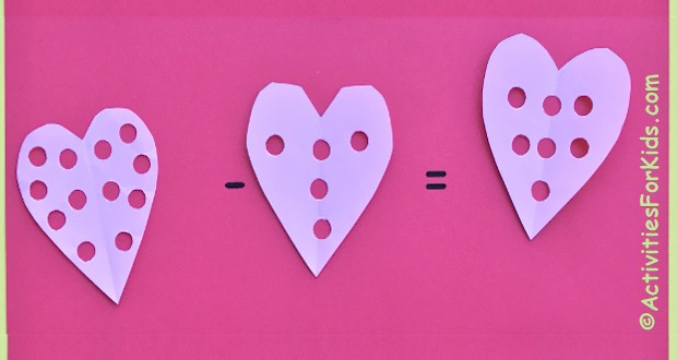 Valentine Heart Math - Activities For Kids
